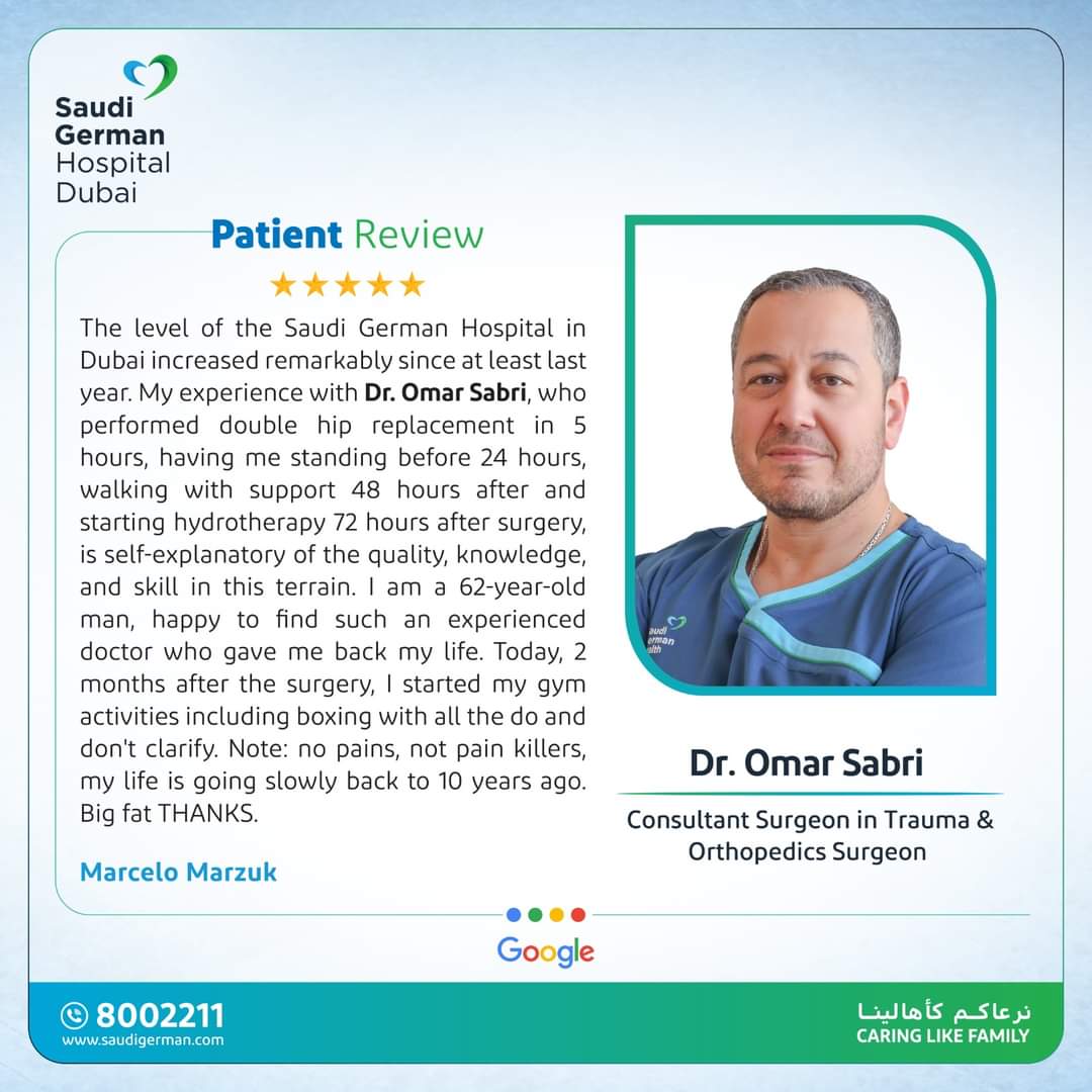 Best Orthopaedic Surgeon in Dubai | Knee Surgeon Dubai - Dr Omar Sabri